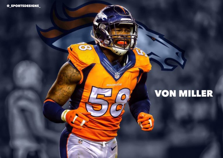 Broncos pass rusher Von Miller becomes the second NFL player to ...