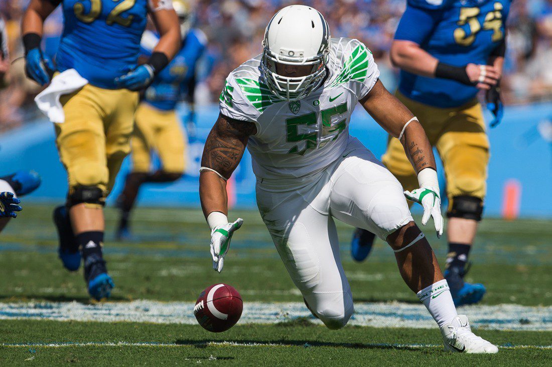 NFL Draft Diamonds Prospect Interview: Tui Talia, DL, University of Oregon