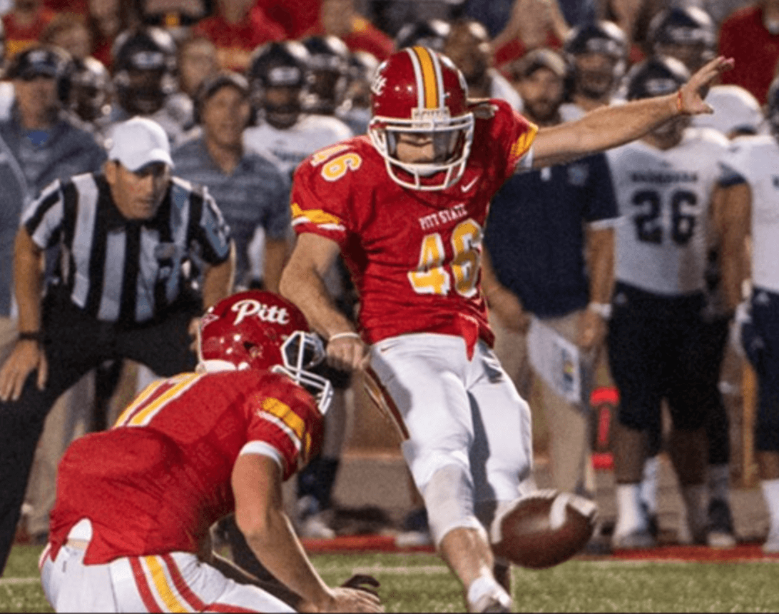 NFL Draft Diamonds Prospect Interview: Chad Levin, K, Pittsburg State ...