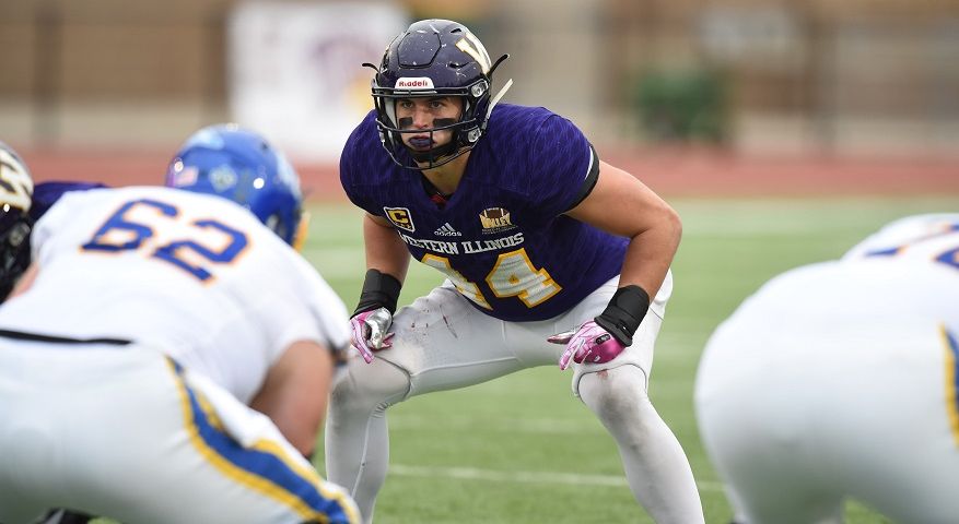 NFL Draft Diamonds Scouting Report: Brett Taylor, LB, Western Illinois ...
