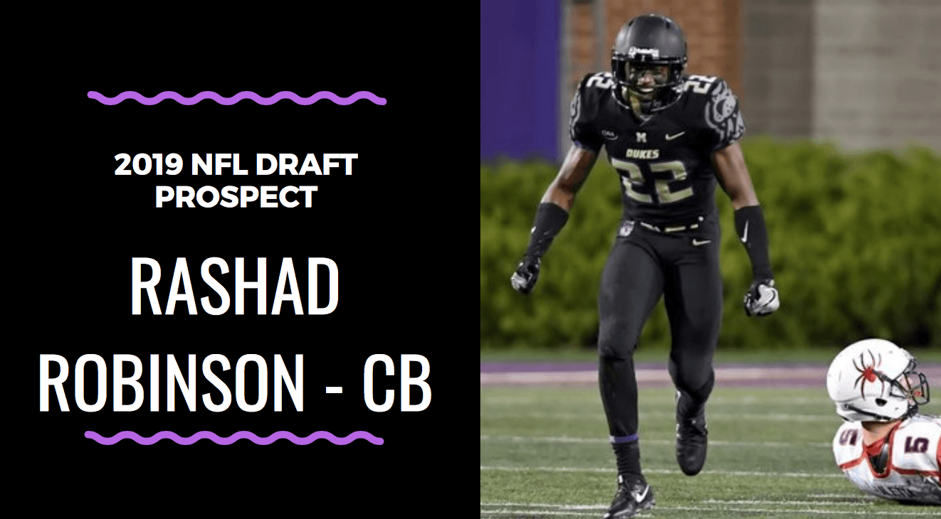 Rashad Robinson, CB, JMU | 2019 NFL Draft Prospect | Official Highlights