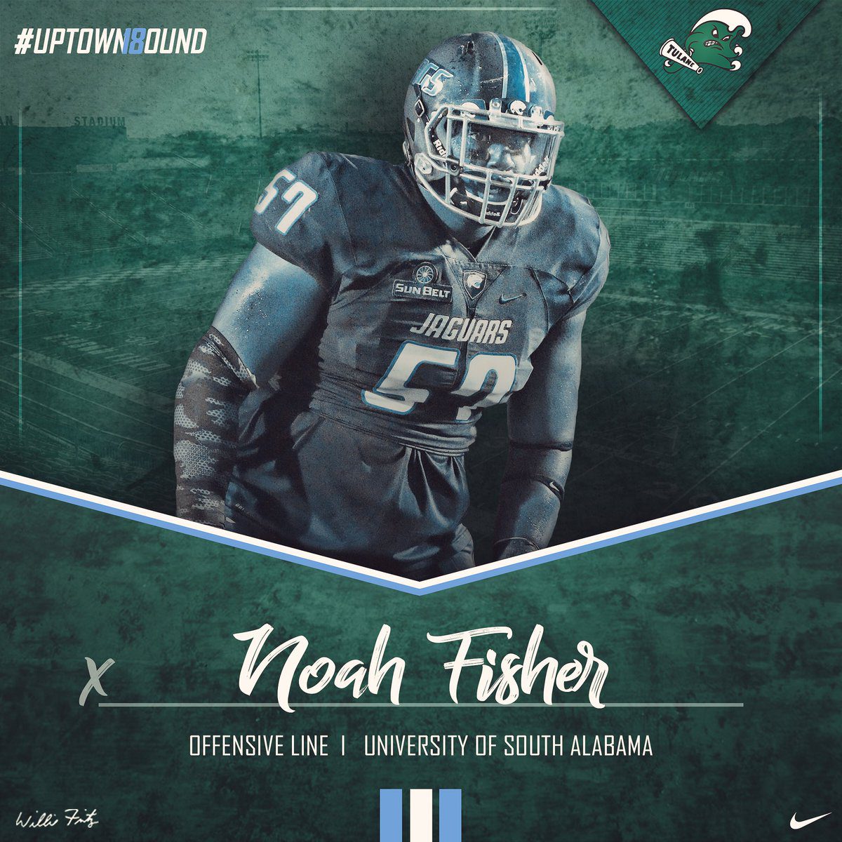 NFL Draft Diamonds Scouting Report: Noah Fisher, OT, Tulane University