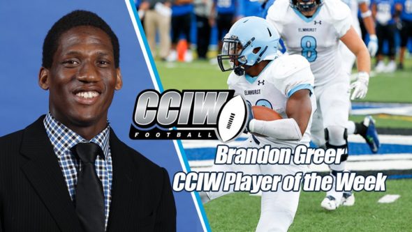 Meet NFL Draft Prospect Brandon Greer, CB, Elmhurst