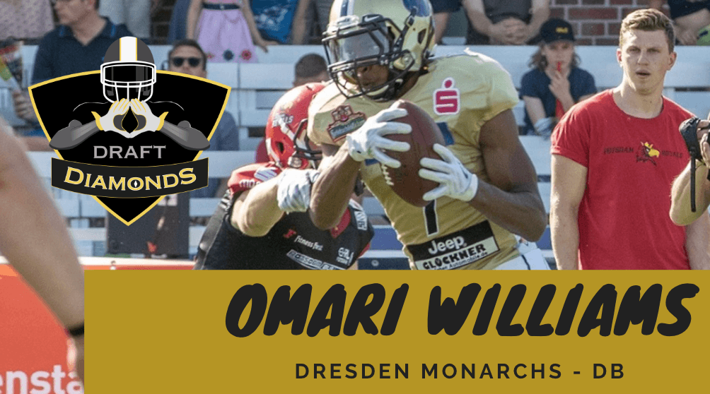Ex-Samford DB Omari Williams is dominating the German Football League