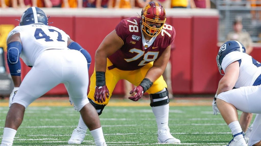 Minnesota Gophers OT Daniel Faalele is a MONSTER of a prospect
