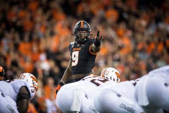 Oregon State OLB Hamilcar Rashed Jr is a top 5 pass rusher in 2021 Draft