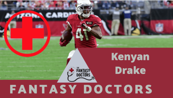 Fantasy Doctors give an injury update on Cardinals RB Kenyan Drake