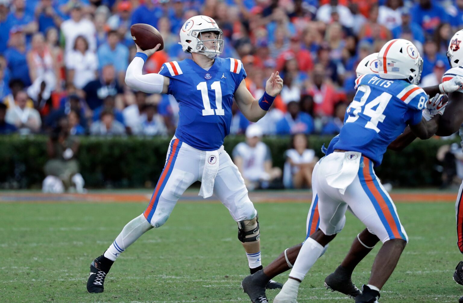 Kyle Trask is playing like a Heisman Trophy winner right now