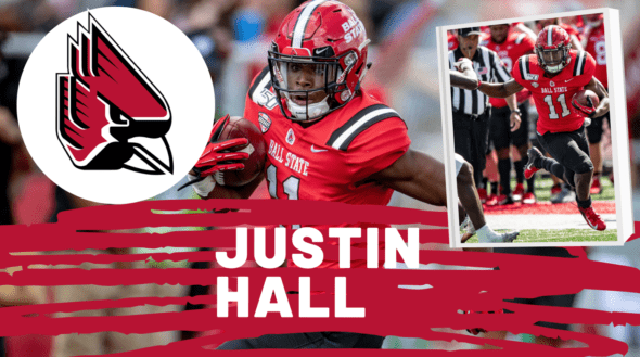 Ball State wide receiver Justin Hall sits down with NFL Draft Diamonds