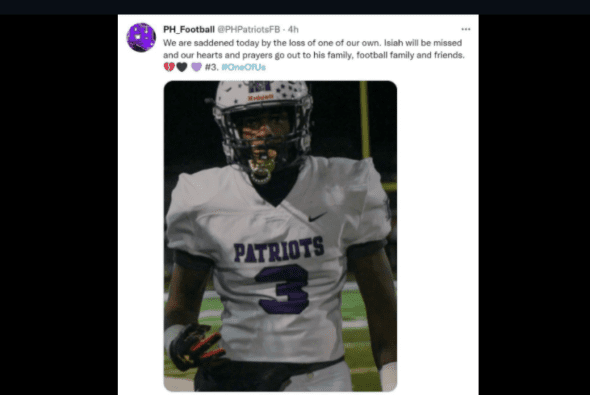 Virginia High School linebacker Isiah Robinson killed at a Hookah Lounge