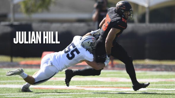Meet 2023 NFL Draft Prospect Julian Hill, TE, Campbell University
