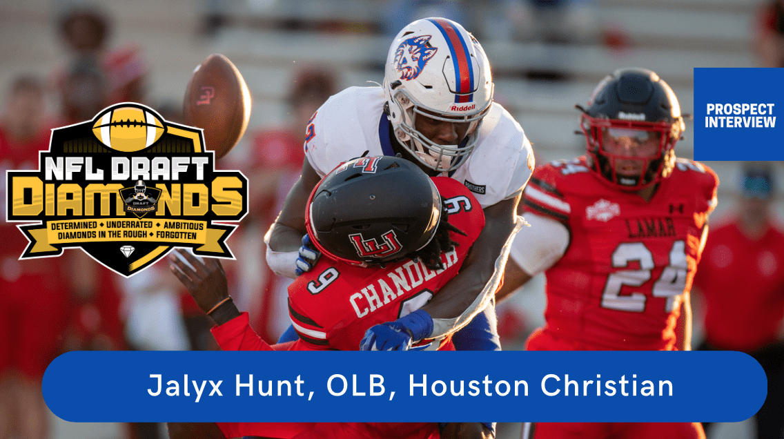 Meet 2024 NFL Draft Prospect Jalyx Hunt, OLB, Houston Christian