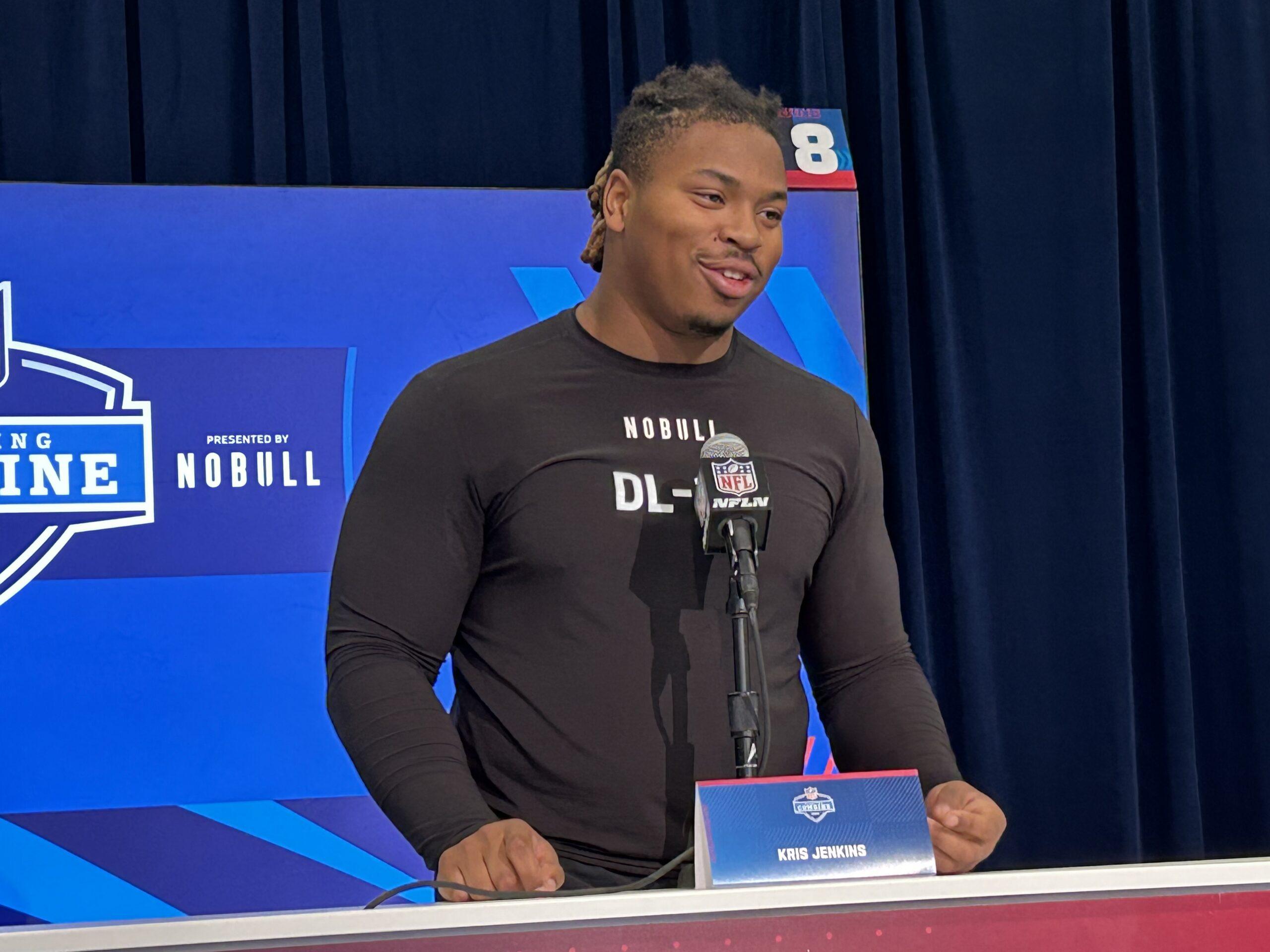 Michigan DT Kris Jenkins says his ideal fit at 3-tech