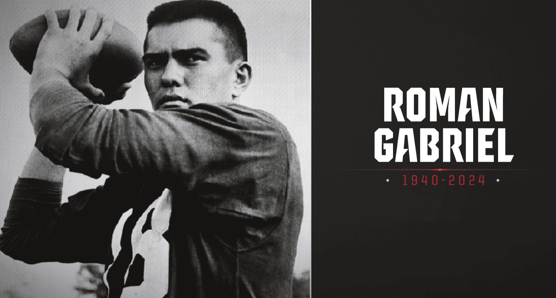 NFL legend Roman Gabriel has passed away at the age of 83