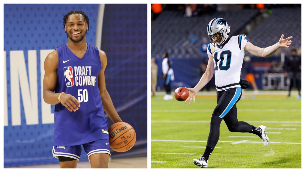 NFL punter rips Bronny James for his NBA Combine performance