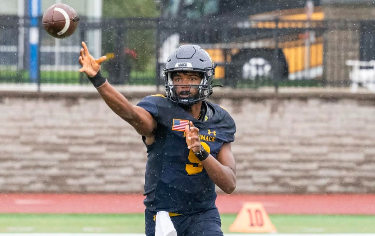 Merrimack Quarterback Justin Lewis enters transfer portal