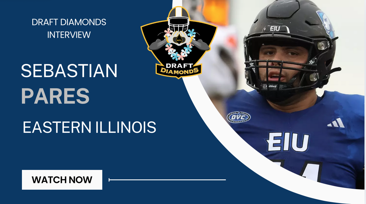 Meet 2025 NFL Draft Sebastian Pares, OG, Eastern Illinois