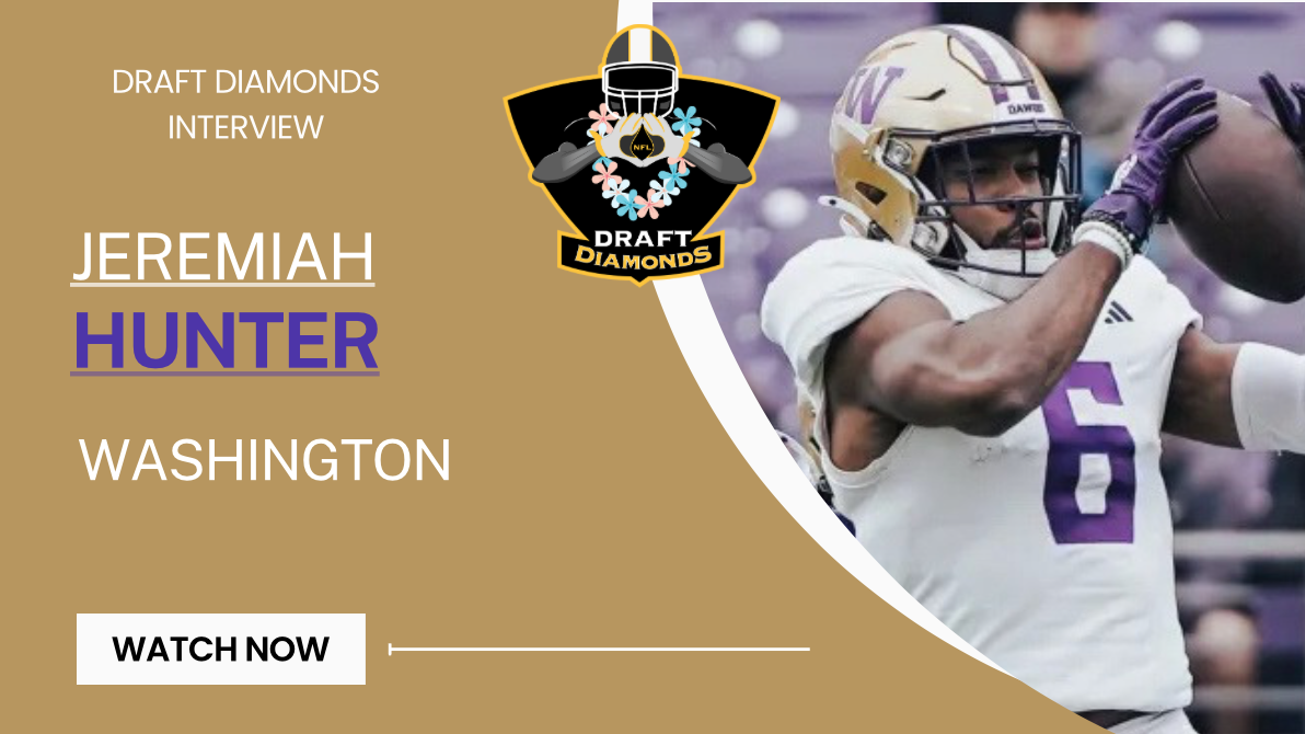 Meet 2025 NFL Draft Prospect Jeremiah Hunter, WR, Washington