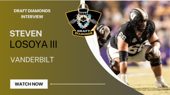 Meet 2025 NFL Draft Prospect Steven Losoya III, OL, Vanderbilt