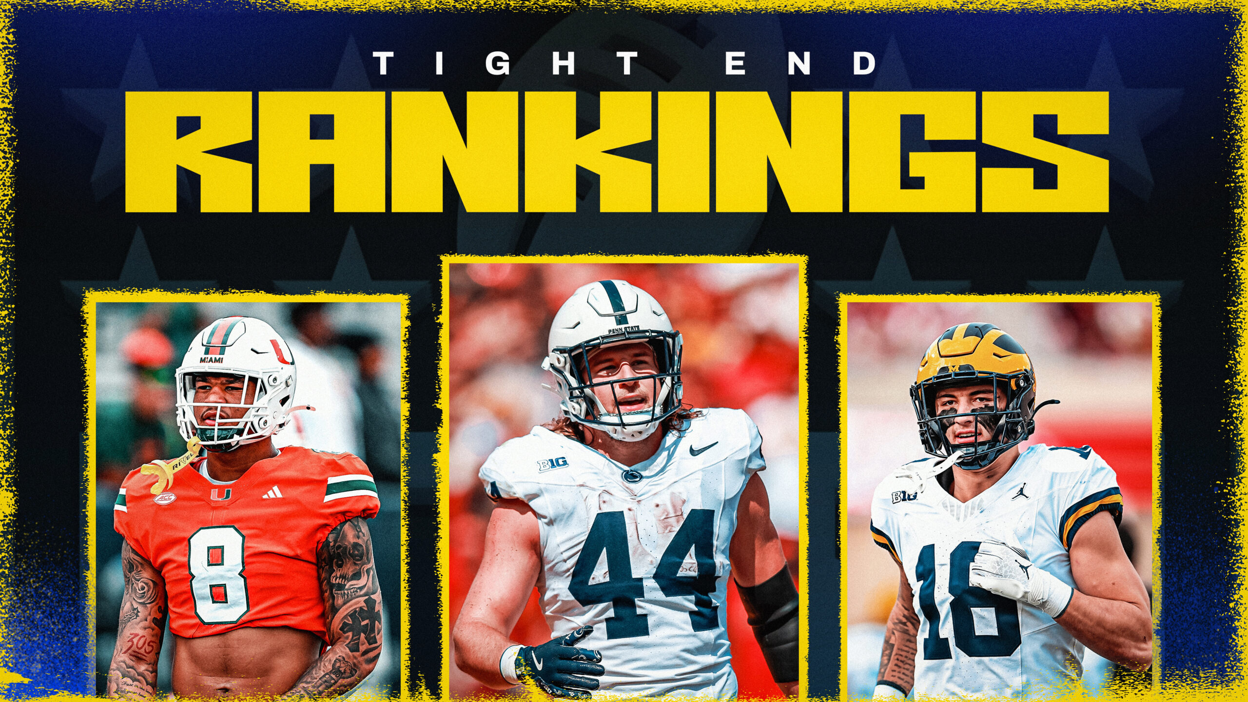 2025 NFL Draft Tight End Rankings