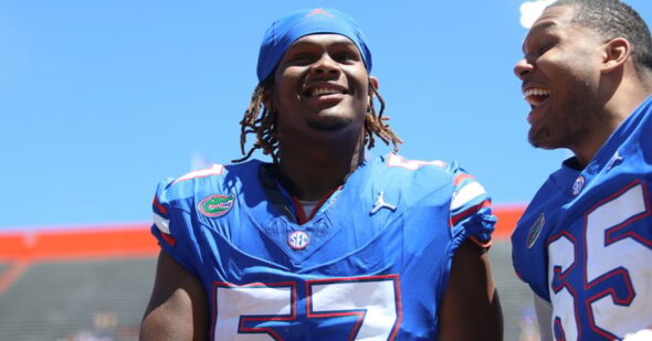 Florida Gators star football player arrested on felony gun charges