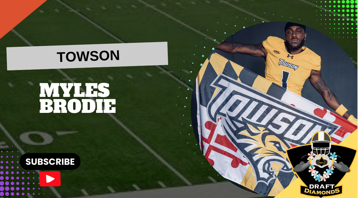 Meet 2026 NFL Draft Prospect Myles Brodie, CB, Towson