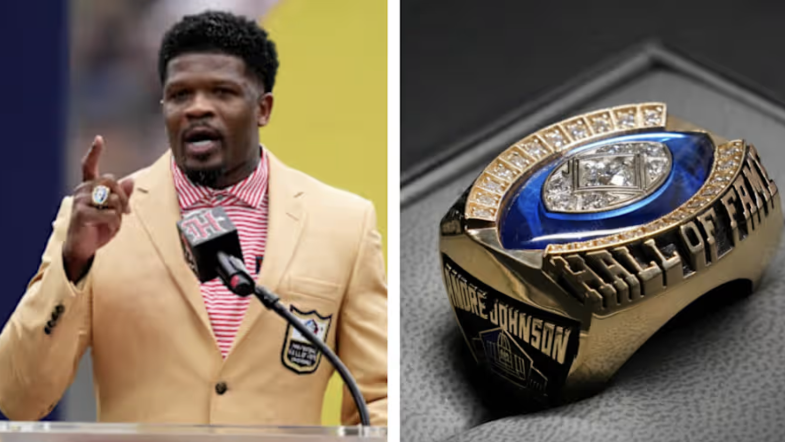 NFL HOFer Andre Johnson robbed and they took his HOF RING