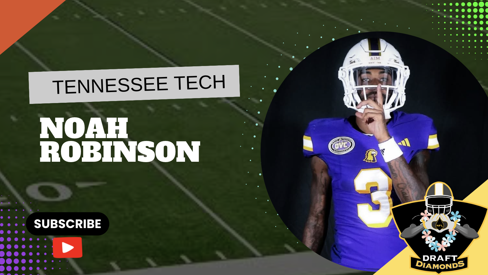 Meet 2026 Draft Prospect Noah Robinson, WR, Tennessee Tech