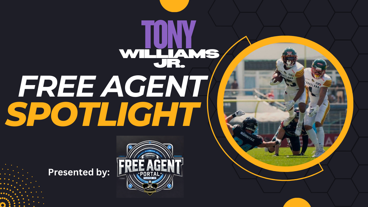 Meet Free Agent RB Tony Williams Jr. | Free Agent Portal