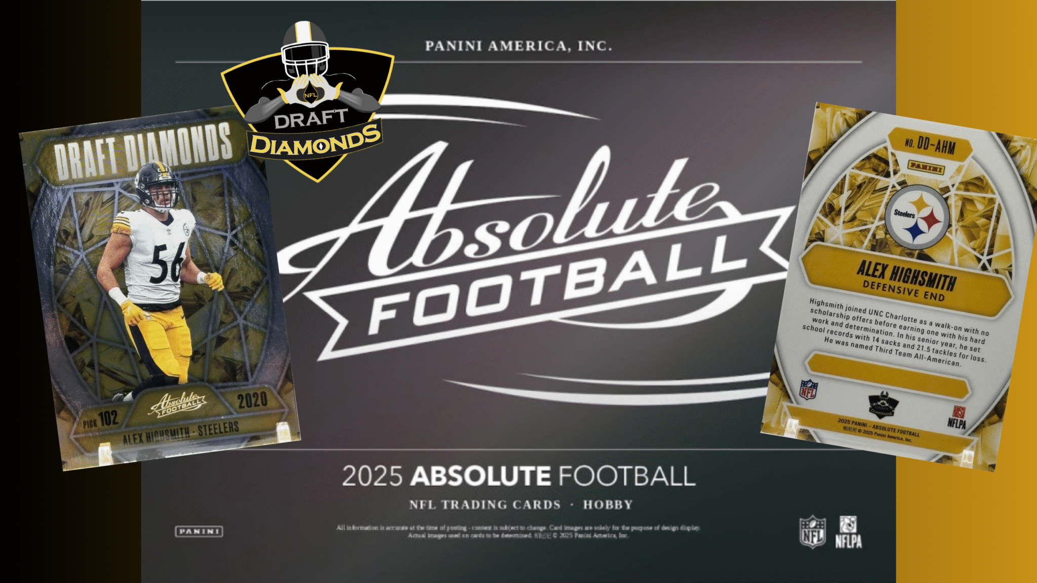 Draft Diamonds LLC and Panini America release football card