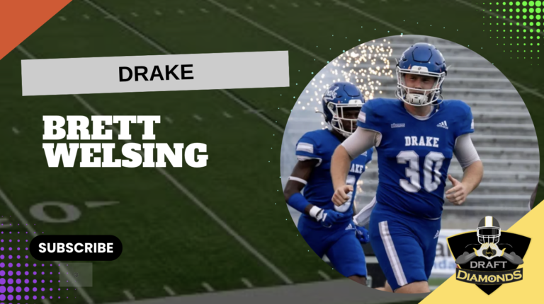 Meet 2026 NFL Draft Prospect Brett Welsing, LS, Drake